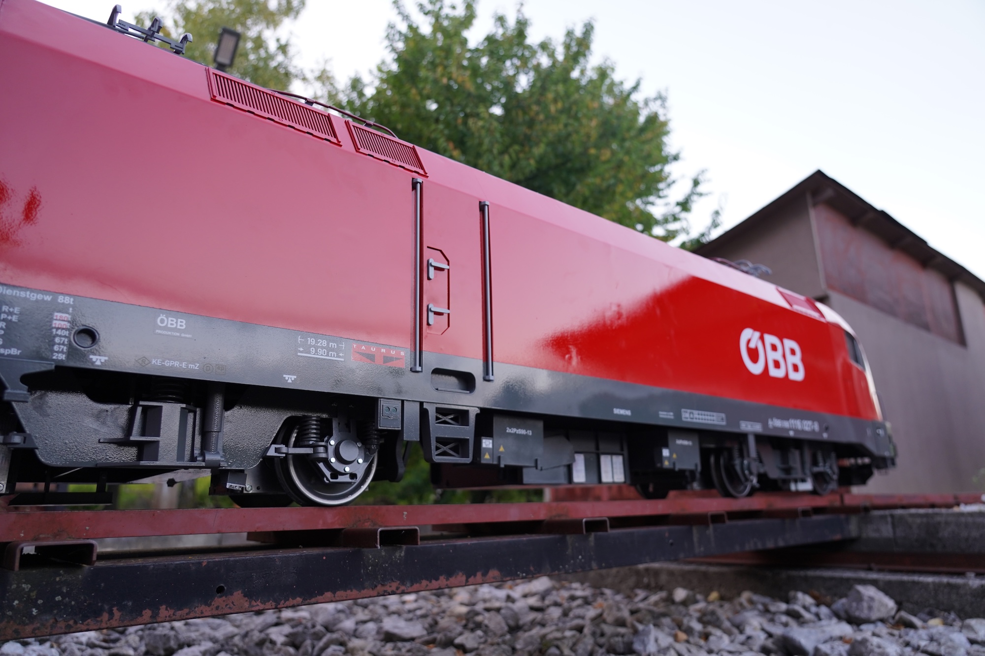 ÖBB 1116 train - On the train