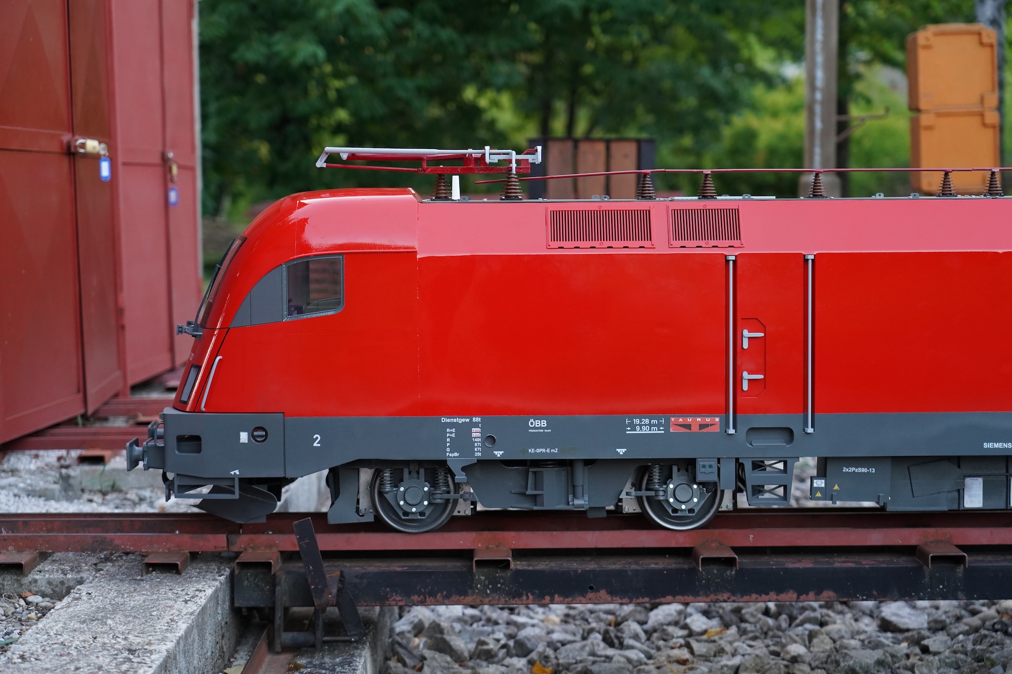 ÖBB 1116 train - On the train